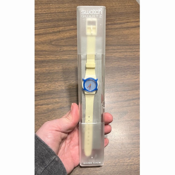 Swatch | Accessories | 986 Swatch Watch Ladies Newport Design 25mm With ...